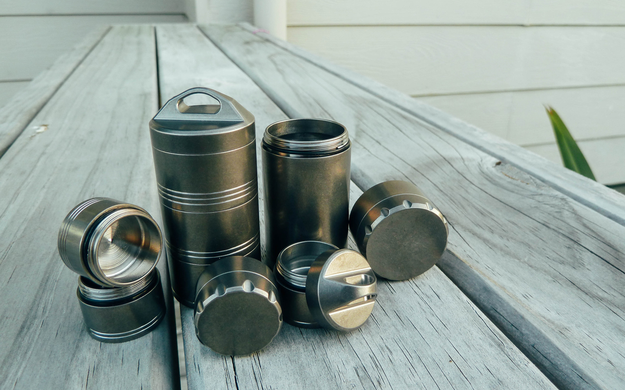 PillPots Titanium Pill Box & EDC Cache - Everyday Carry
