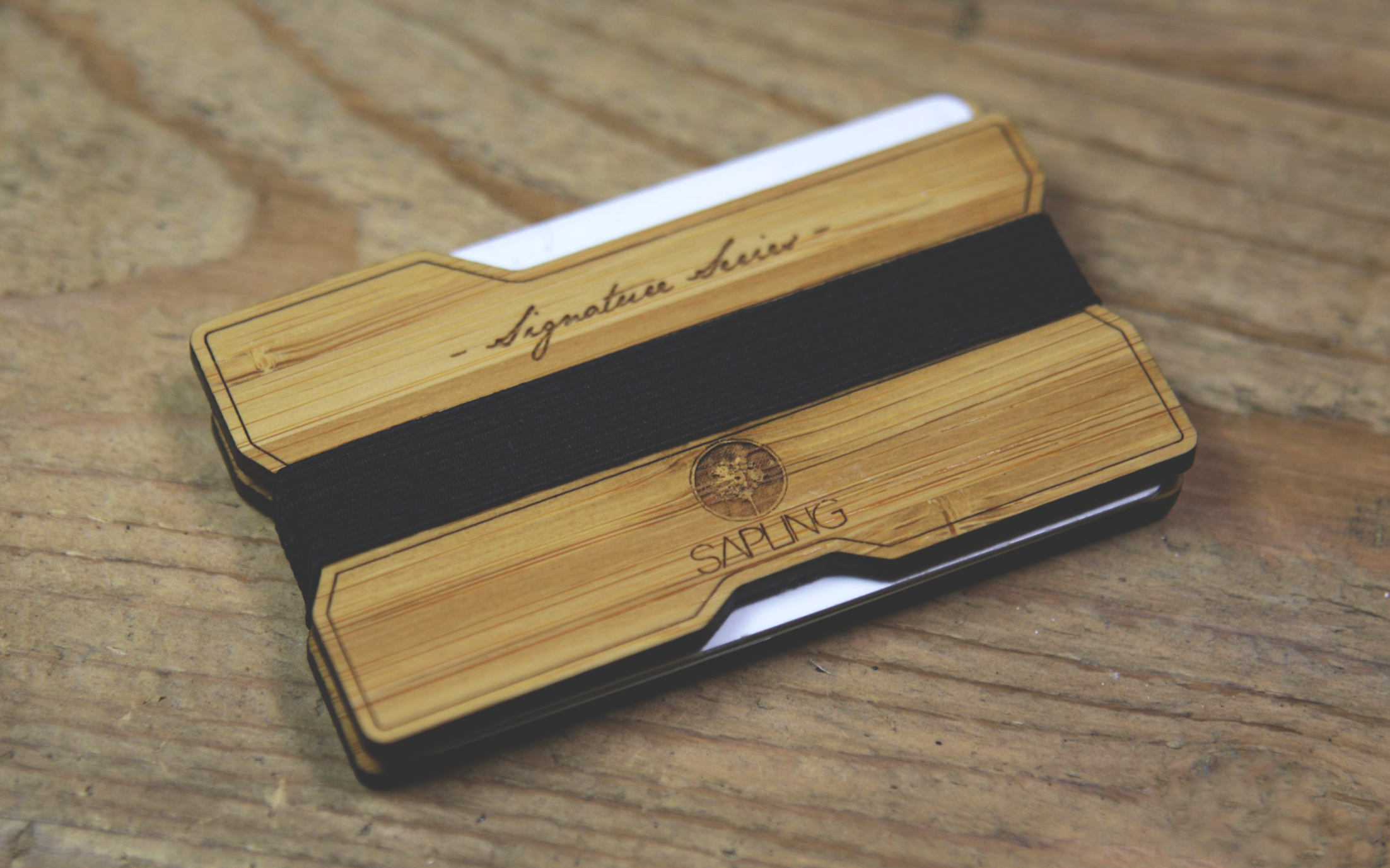 Sapling Signature Series Wood Wallet V2 - Everyday Carry