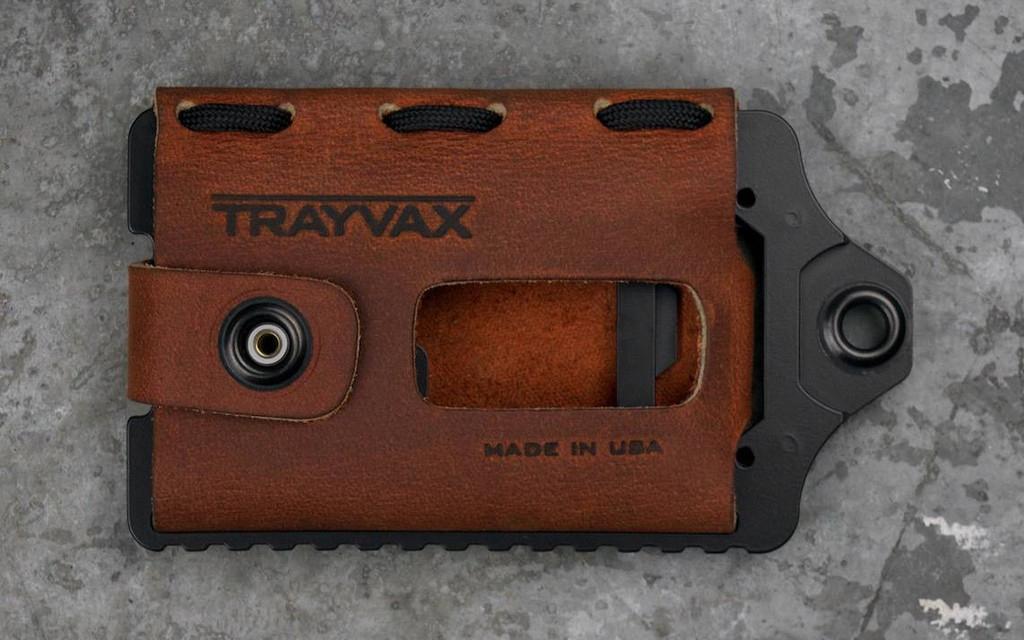 Trayvax Black Element Wallet - Everyday Carry