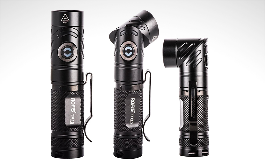 Rofis TR15 Adjustable Head Flashlight - Everyday Carry