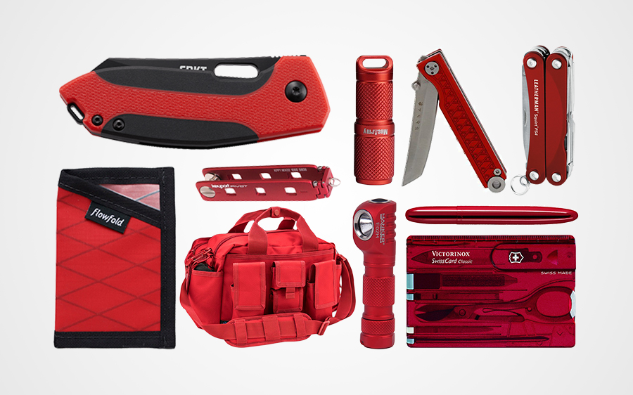 10 Red EDC Essentials - Everyday Carry