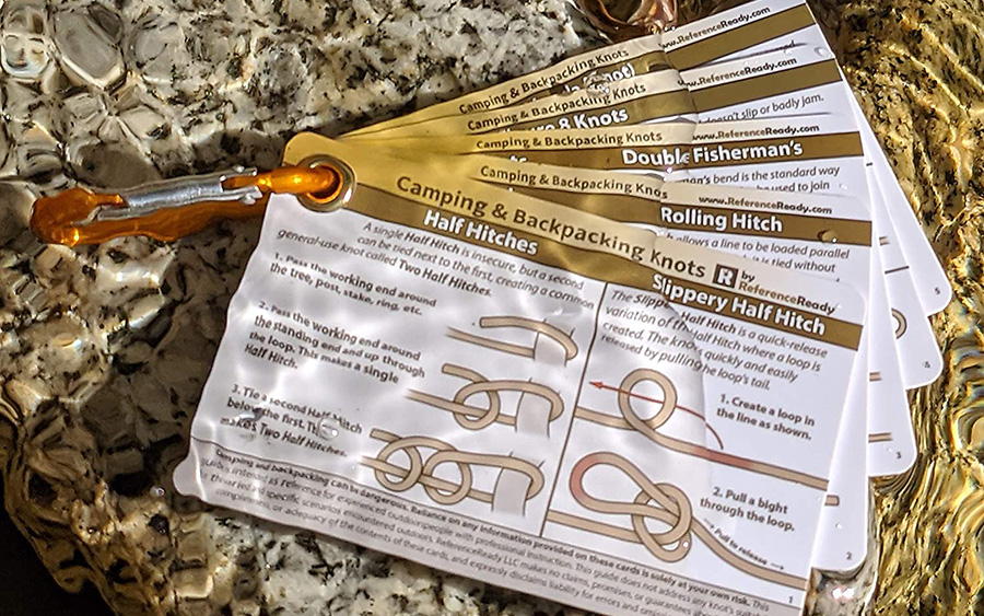ReferenceReady Knot Tying Reference Cards - Everyday Carry