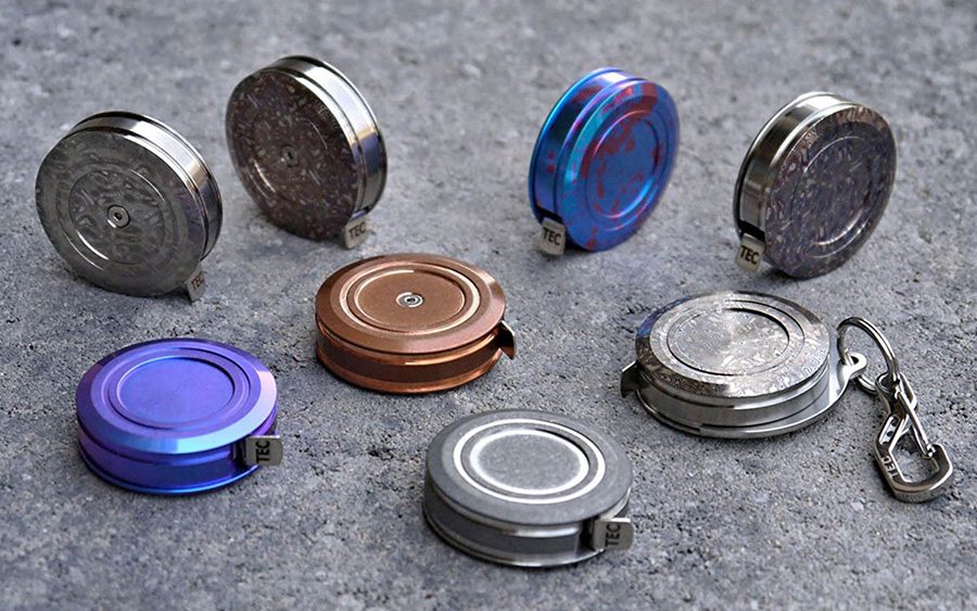 TEC Accessories Ti-Tape Titanium Pocket Tape Measure - Everyday Carry
