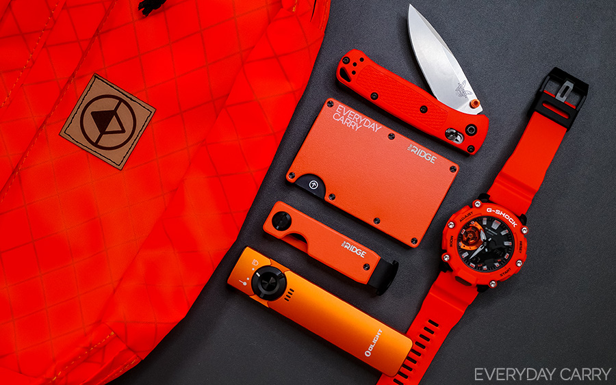 Giveaway: Win a Set of Orange EDC Gear - Everyday Carry