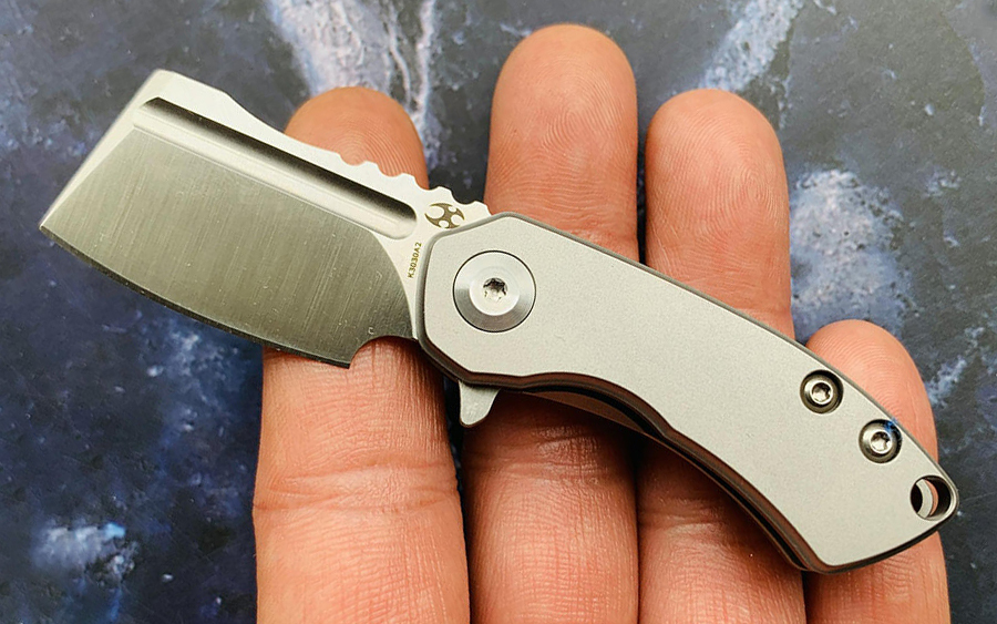 The Drop: Kansept Knives Mini Korvid Titanium Knife - Everyday Carry